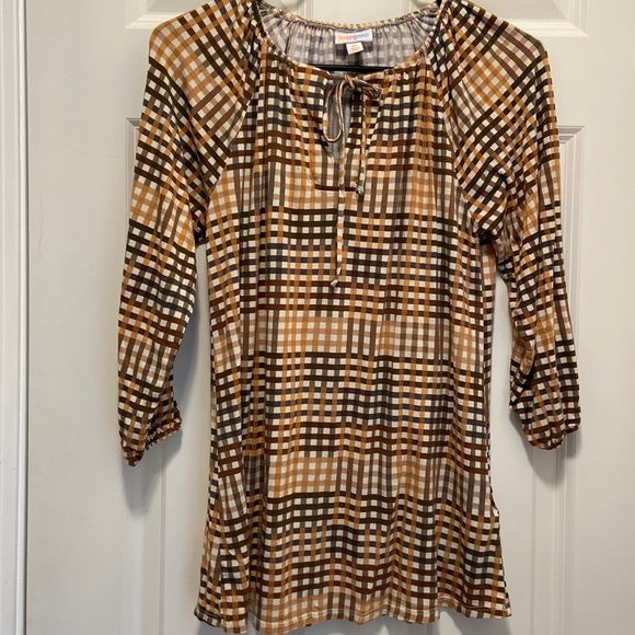 LuLaRoe | Tops | Debra Peasant Tie Top | Poshmark